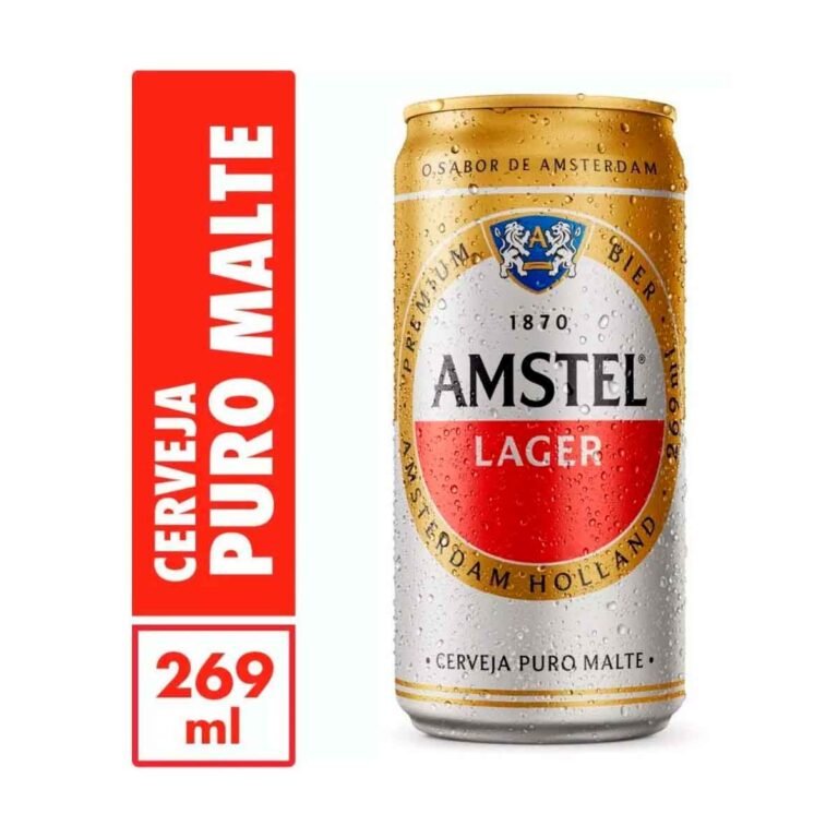 Amstel Lata 269 ml pack com 12 unidades | Compre Online
